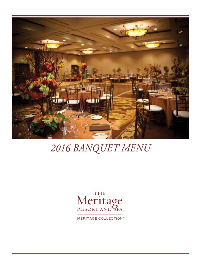 Meritage Catering Menu | PDF | Salad | Menu