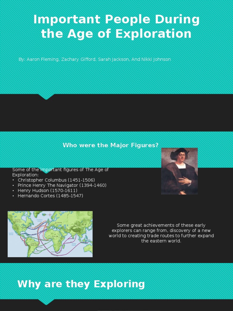 Johnson-Important People During The Age of Exploration | PDF ...