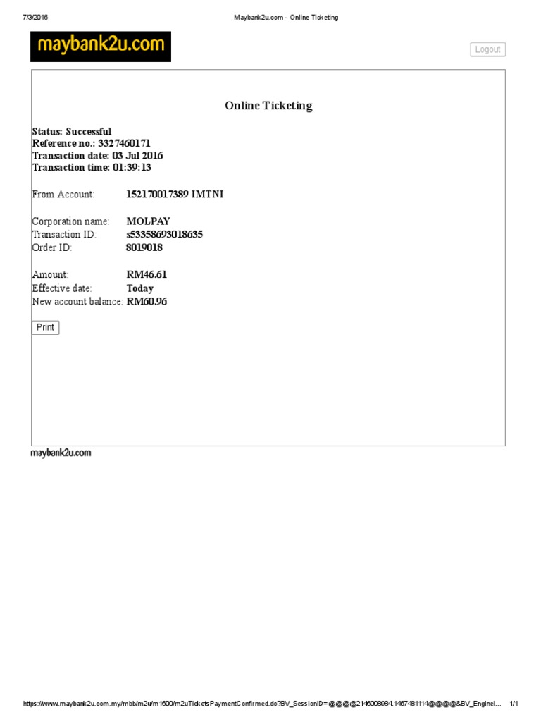 Maybank 2 U | PDF | Finance & Money Management