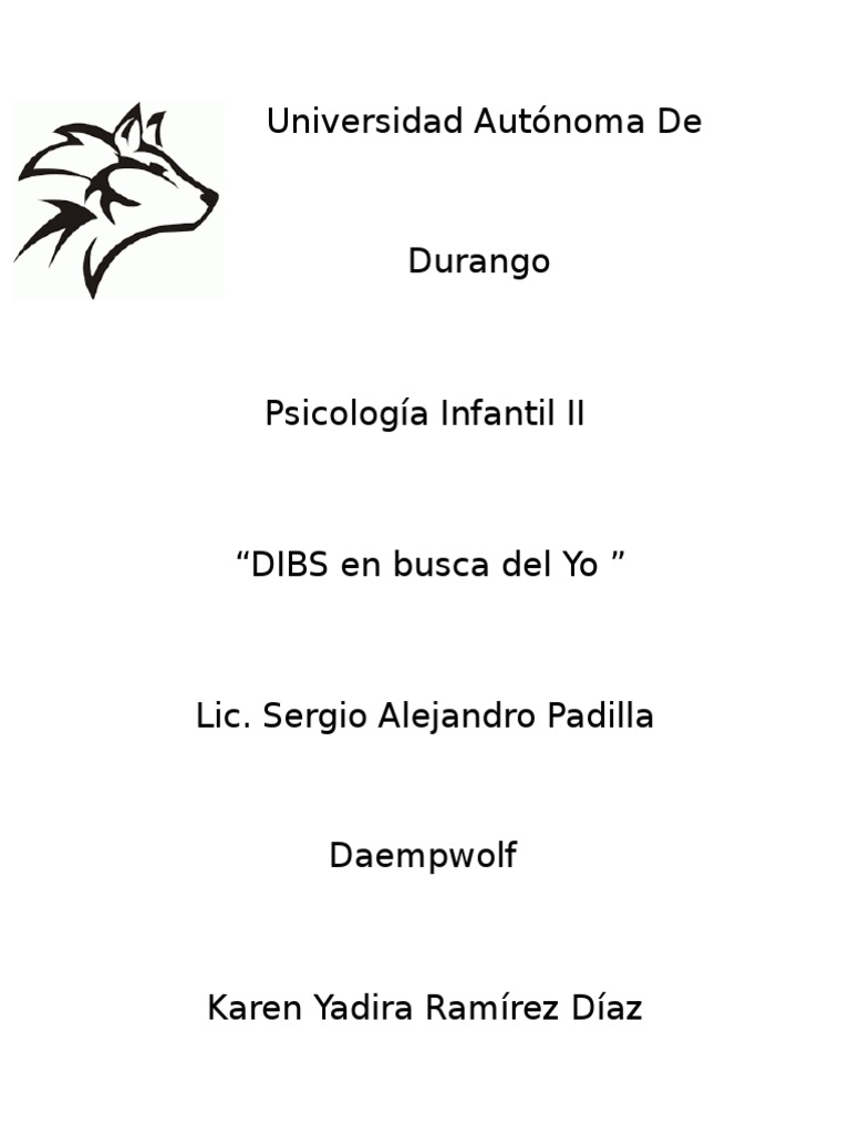 Análisis de los aspectos clave de la terapia de juego en el libro 'DIBS ...