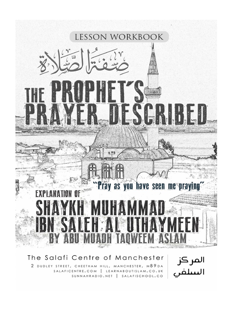 The Prophet's Prayer Described | PDF | Muhammad | Abrahamic Religions