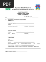 DAR Clearance Requirements Checklist | PDF | Affidavit | Notary Public