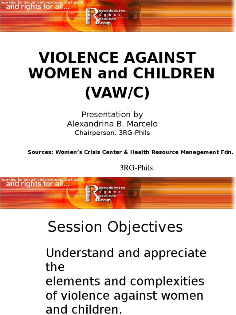 VAWC.ppt | Violence | Domestic Violence