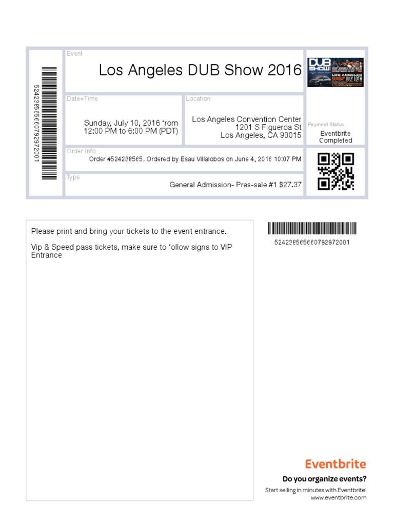 Ticket | PDF | Sports & Recreation | Home & Garden