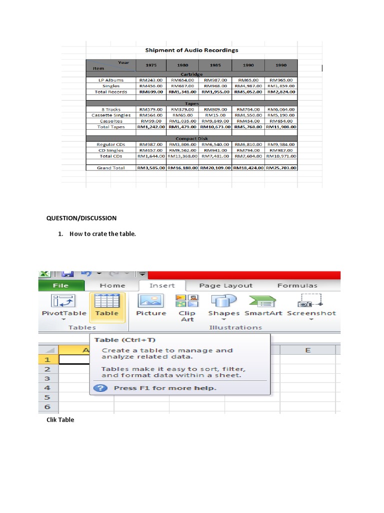 Job Sheet 2 Excel | PDF