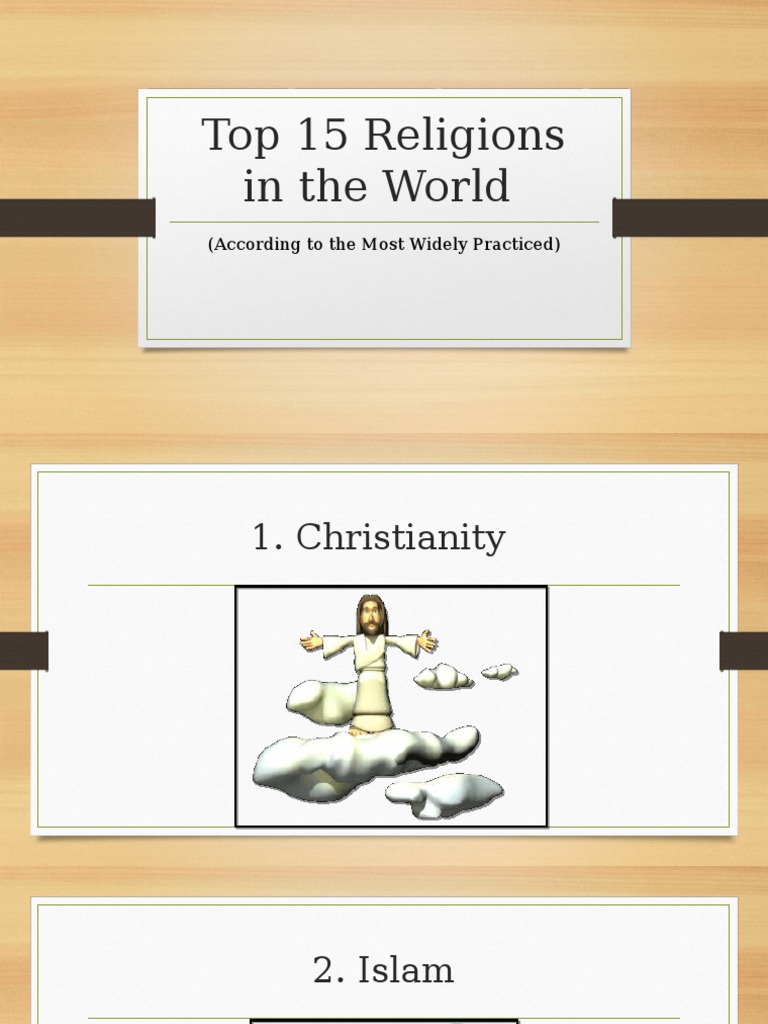 Top 15 Religions in The World: (According To The Most Widely Practiced ...