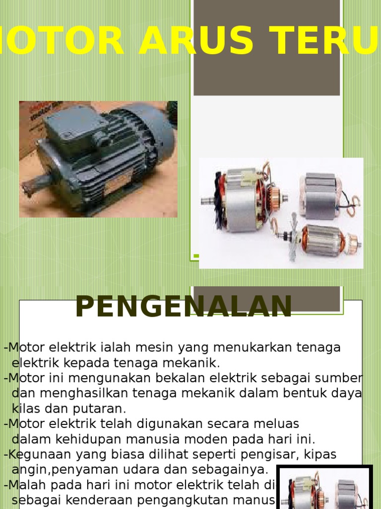 Motor Arus Terus KHB Tingkatan 3 | PDF