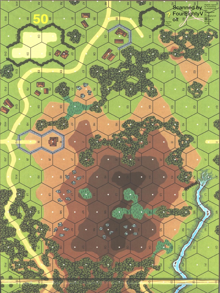 ASL (AH) - Map Board 50 | PDF