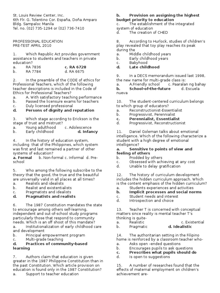 Let review | Test (Assessment) | Educational Assessment