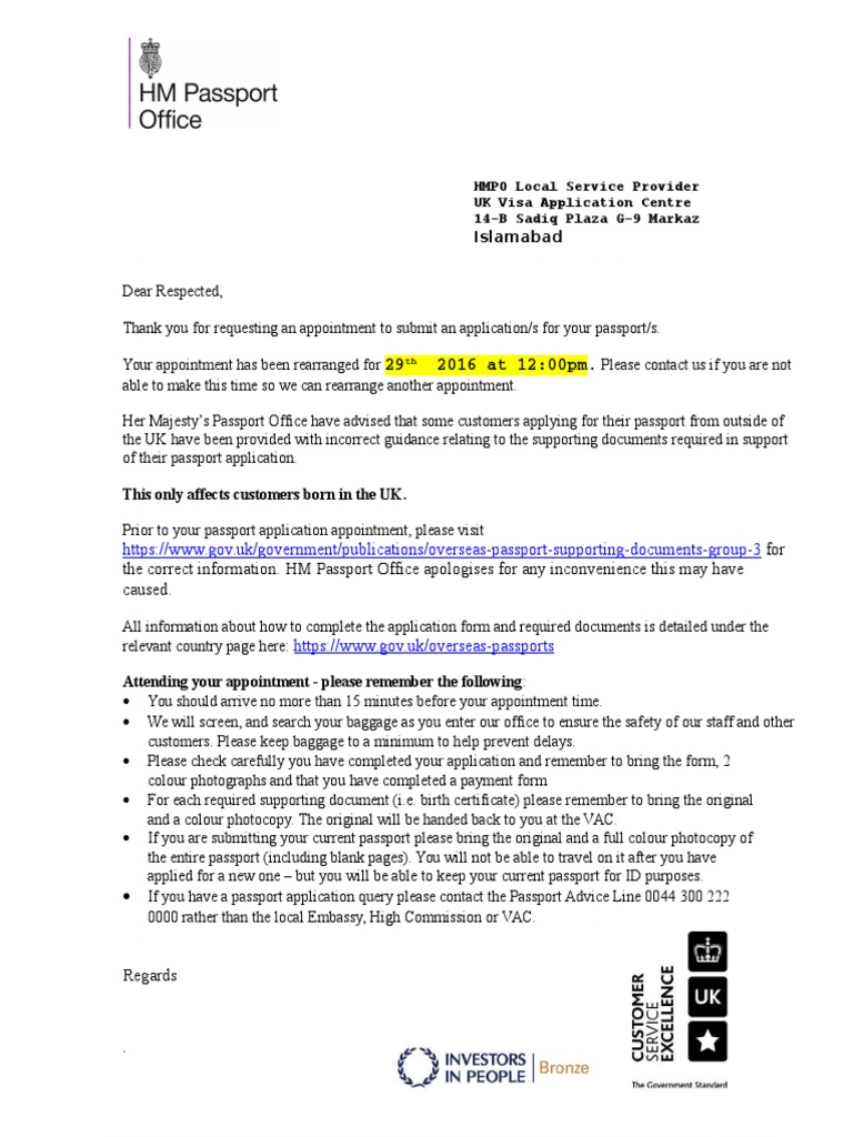 Appointment Confirmation Letter | PDF