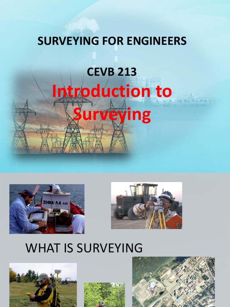 Surveying Techniques for Engineers | PDF | Surveying | Geomatics