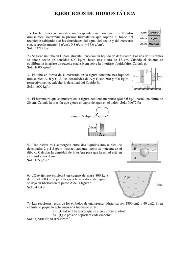 Hidrostatica PDF | PDF