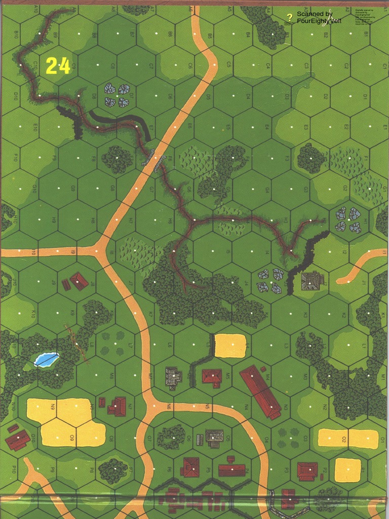 ASL (AH) - Map Board 24 | PDF