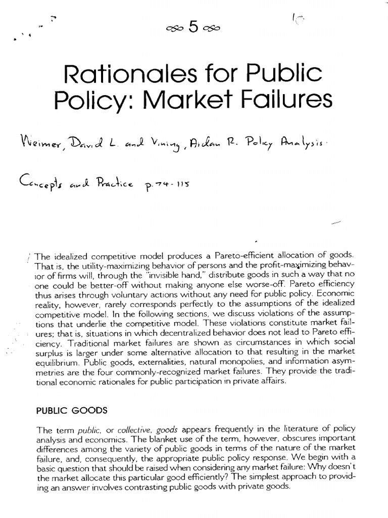 3.3 Weimer David L.and Vidan R.policy Analysis | Download Free PDF ...