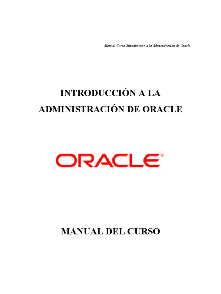 Oracle Introduccion | PDF