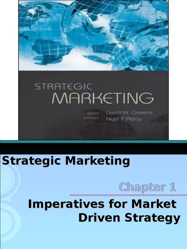01 Imperatives For Market-Driven Strategy | PDF | Strategic Management ...