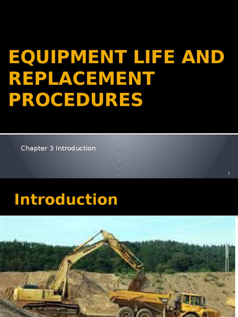 Chapter 3 Equipment Life and Replacement Procedures | PDF