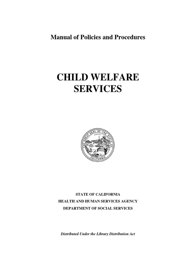 Child Welfare Manual | PDF | Individualized Education Program | Foster Care