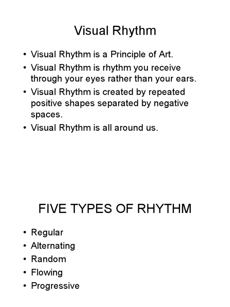 Visual Rhythm | PDF | Rhythm | Teaching Mathematics