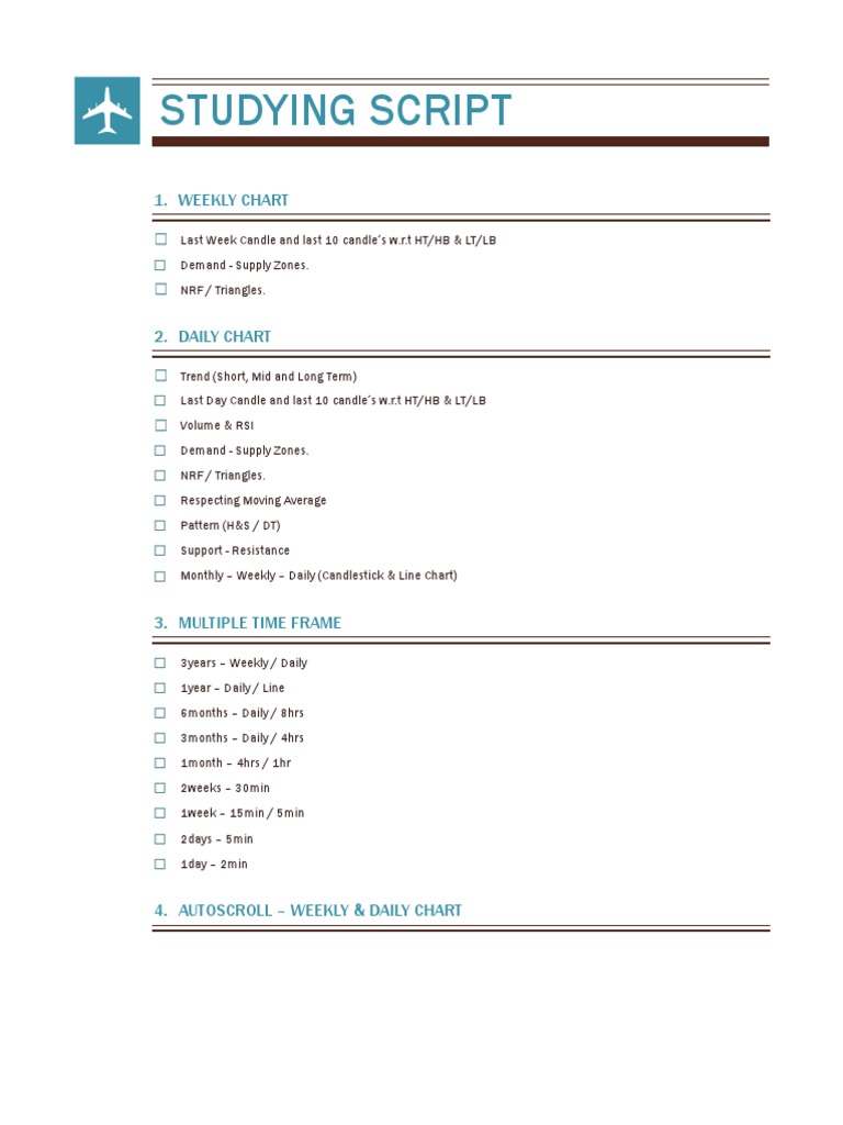 Studying Script | PDF