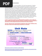 SI - 6.RP.A.2 - Understand Unit Rates | PDF