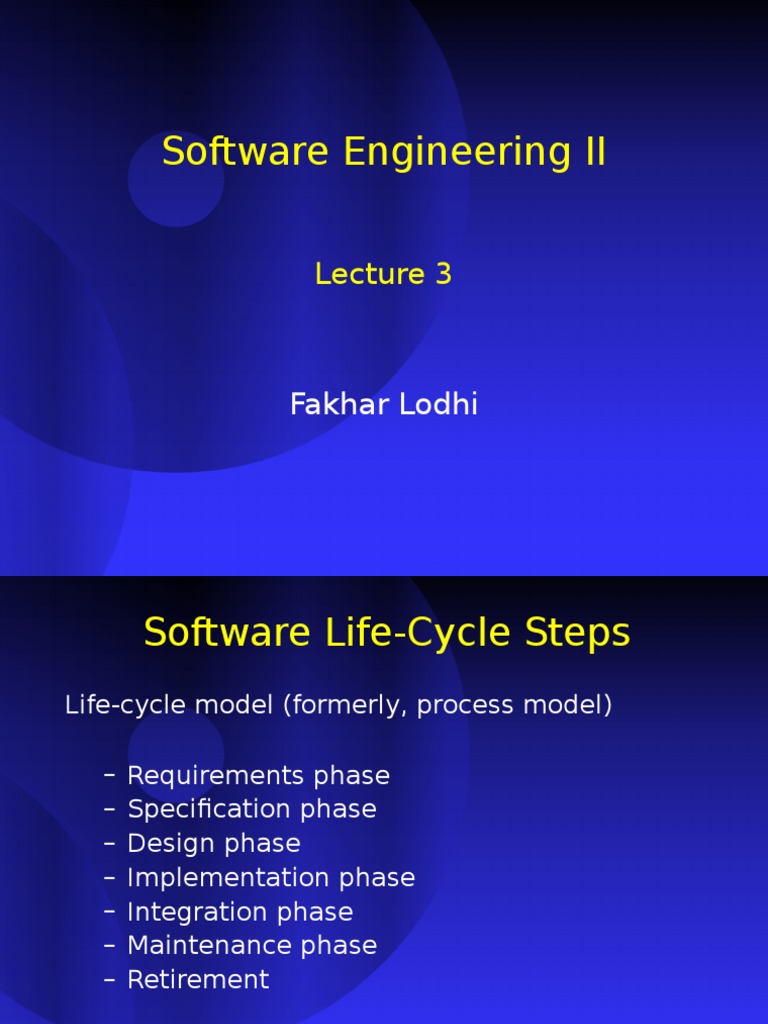 Software Engineering II - CS605 Power Point Slides Lecture 03 | PDF