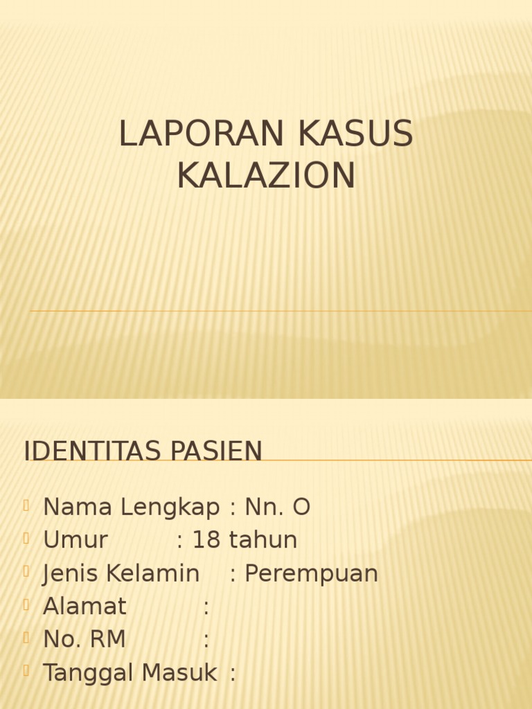 Laporan Kasus-Kalazion | PDF