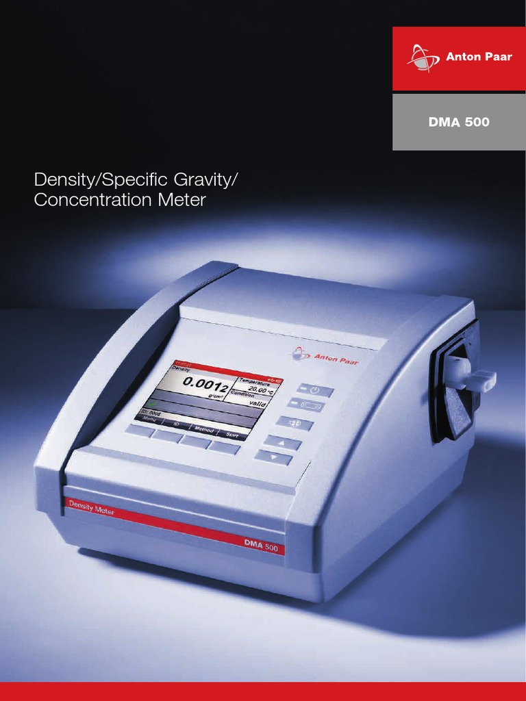 Dma 500 | PDF | Density | Usb