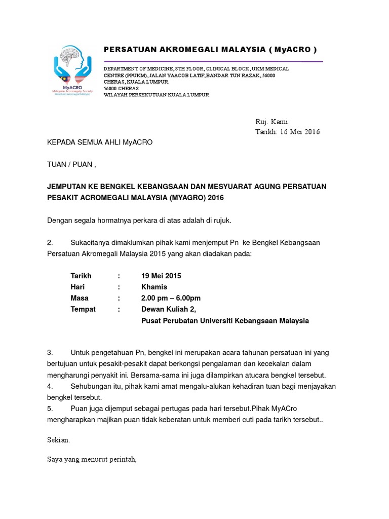 Surat Jemputan | PDF