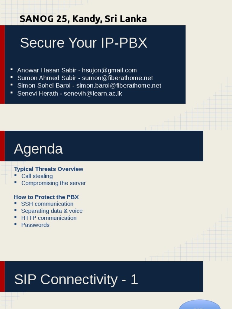 Secure Your Pbx Pdf Session Initiation Protocol Secure Shell