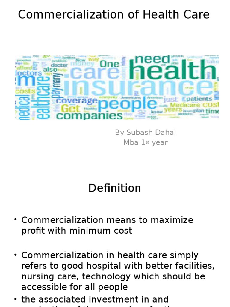 Commercialization of Health Care in Nepal | PDF