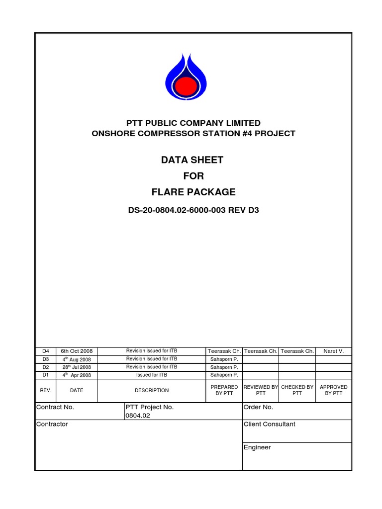 Typical Flare Package | PDF | Instrumentation | Combustion