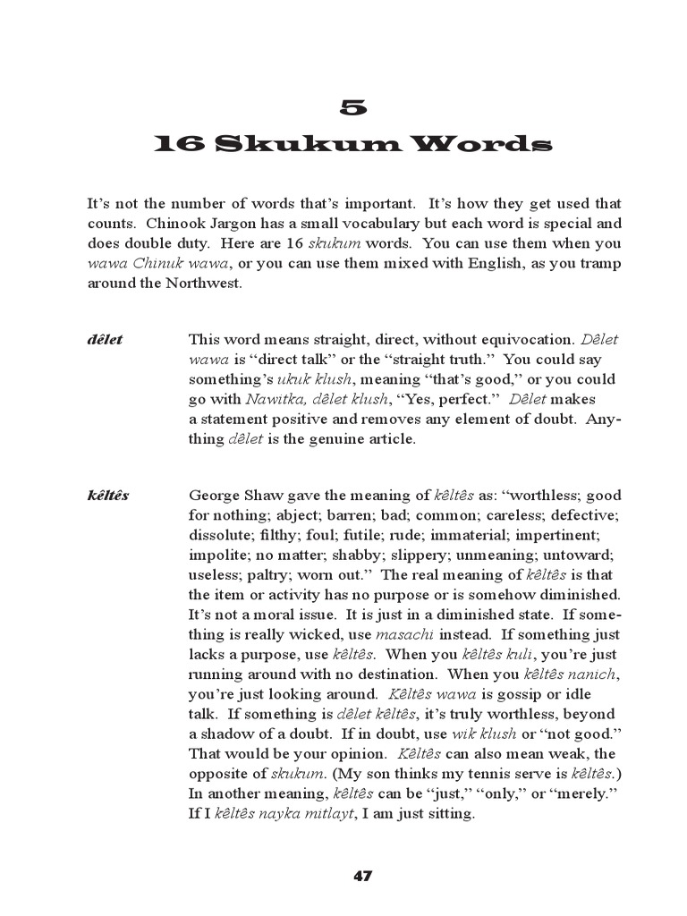 Chinook Wawa 2 | PDF | Washington (State) | Languages