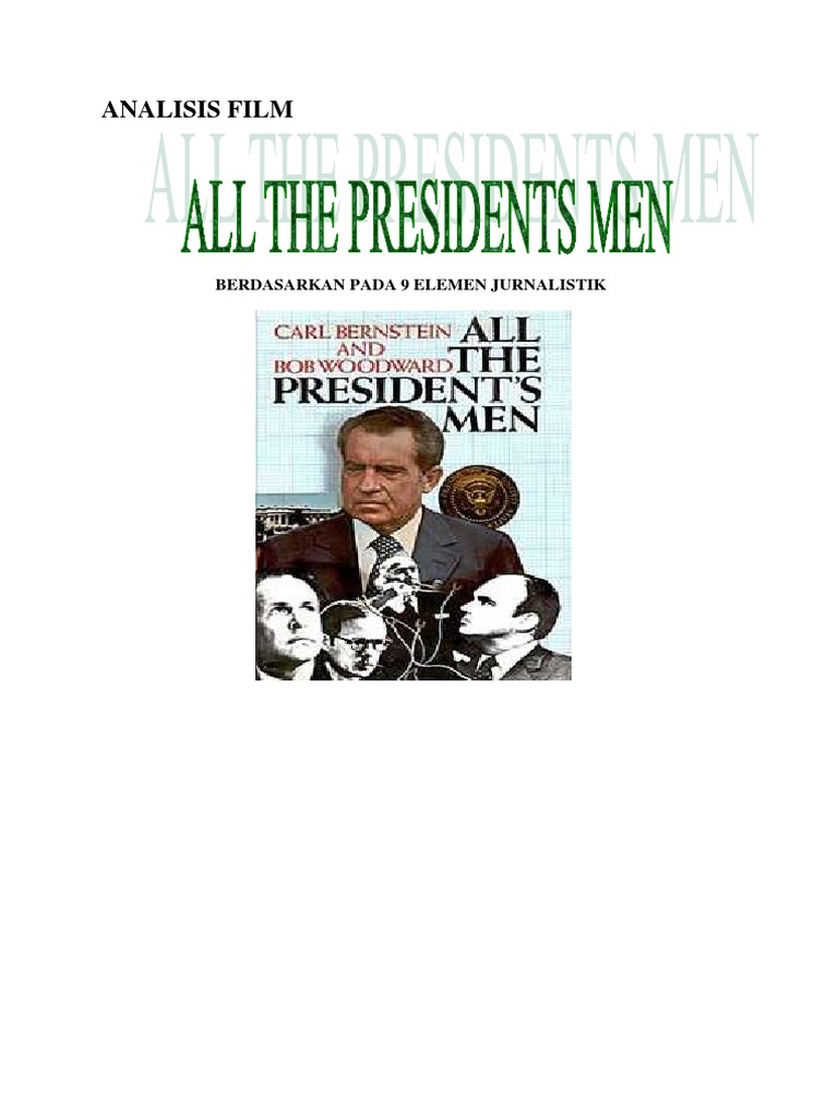 Analisis Film All The Presidents Men | PDF