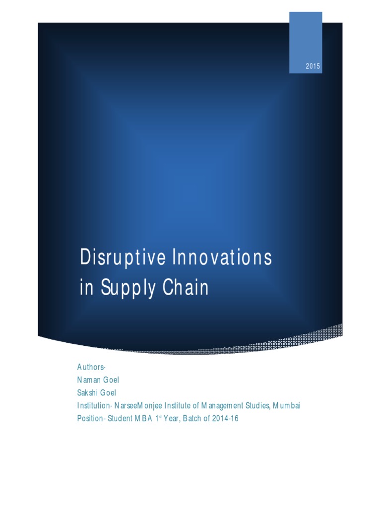 Disruptive Innovations PDF | PDF