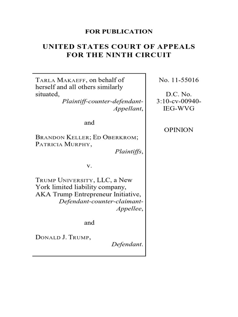 United States Court of Appeals For The Ninth Circuit | PDF | Law