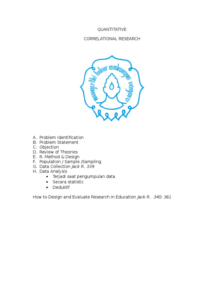 Materi Correlational Research | PDF | Prediction | Correlation And Dependence