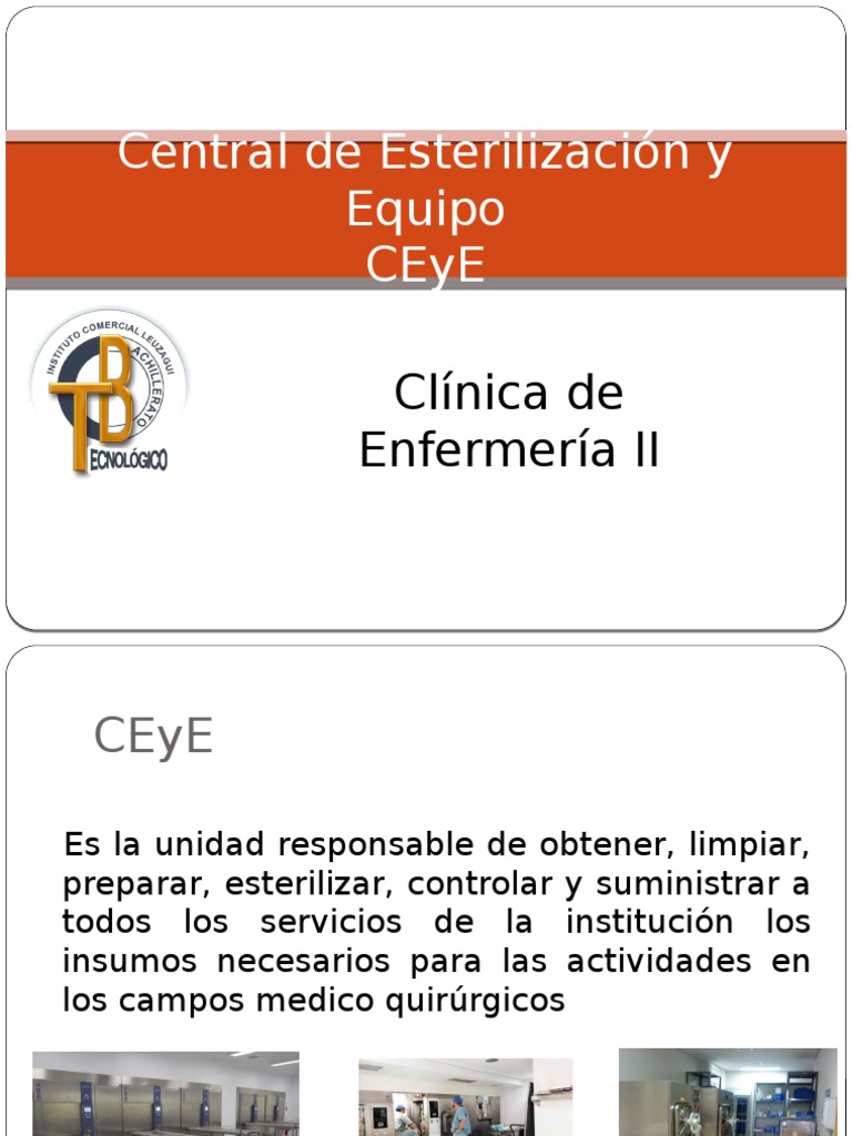 CEyE Expo | PDF | Esterilización (Microbiología) | Infección
