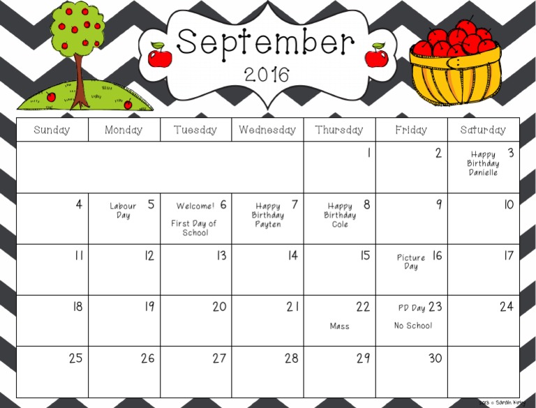 September Calendar 1 | PDF