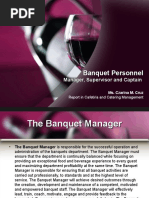 Banquet Event Checklist / Banquet Function Checklist | PDF