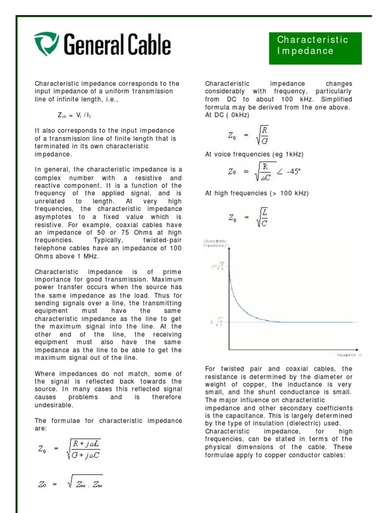 Transmission Lines Pdf Coaxial Cable Electrical Impedance