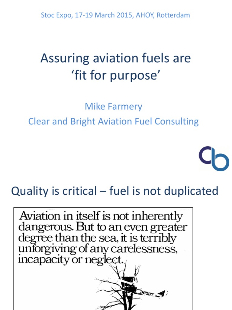 Aviation Fuel Quality Presentation | PDF | Jet Fuel | Industries