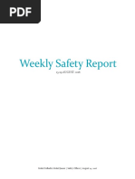 Safety Man Hour Report | PDF