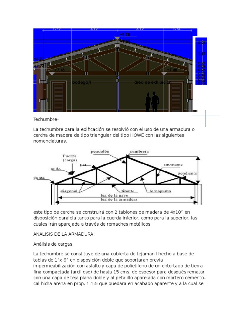 Calculo Estructural Techumbre Estacion | PDF