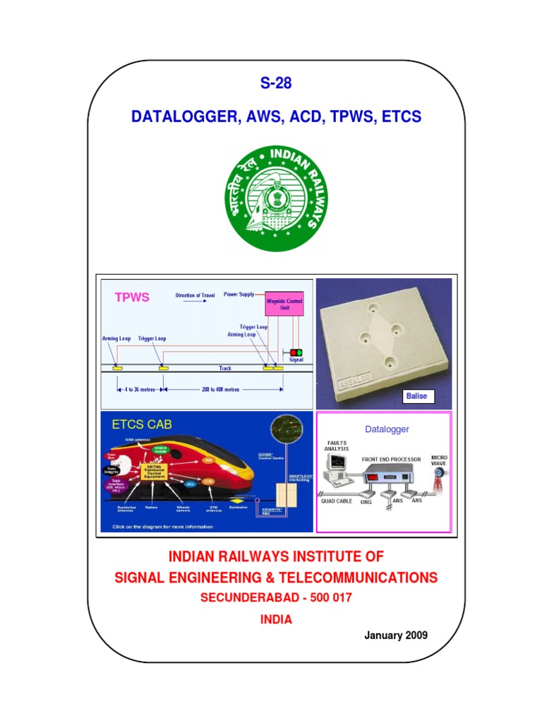 Datalogger, Aws, Acd, TPWS, Etcs | PDF | Modem | Electronics