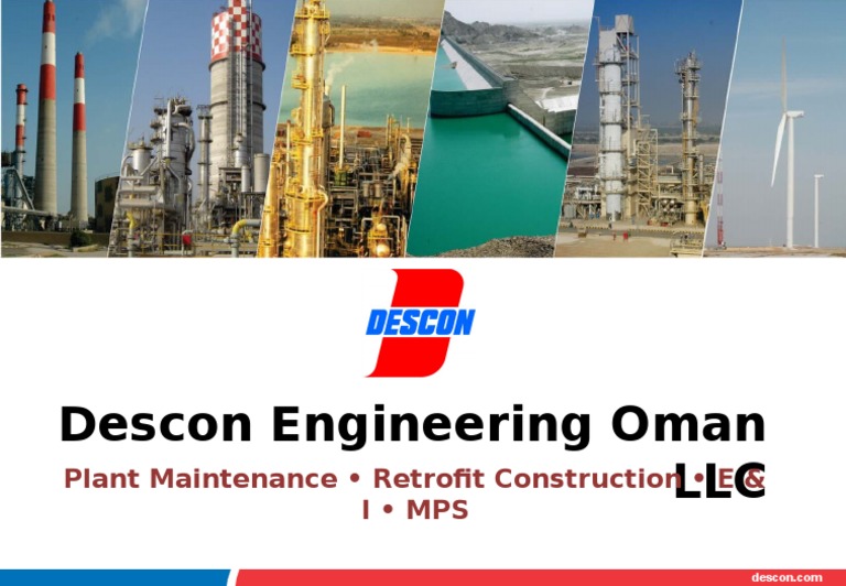Descon Engineering Oman LLC: Plant Maintenance - Retrofit Construction - E & I - Mps | PDF