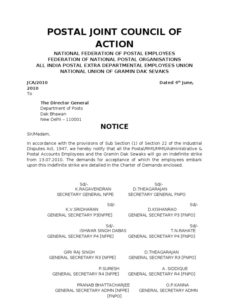 Strike Notice | PDF | Freight Transport | Philately