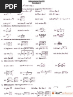 Physics Differentiation Questions Class11 | PDF