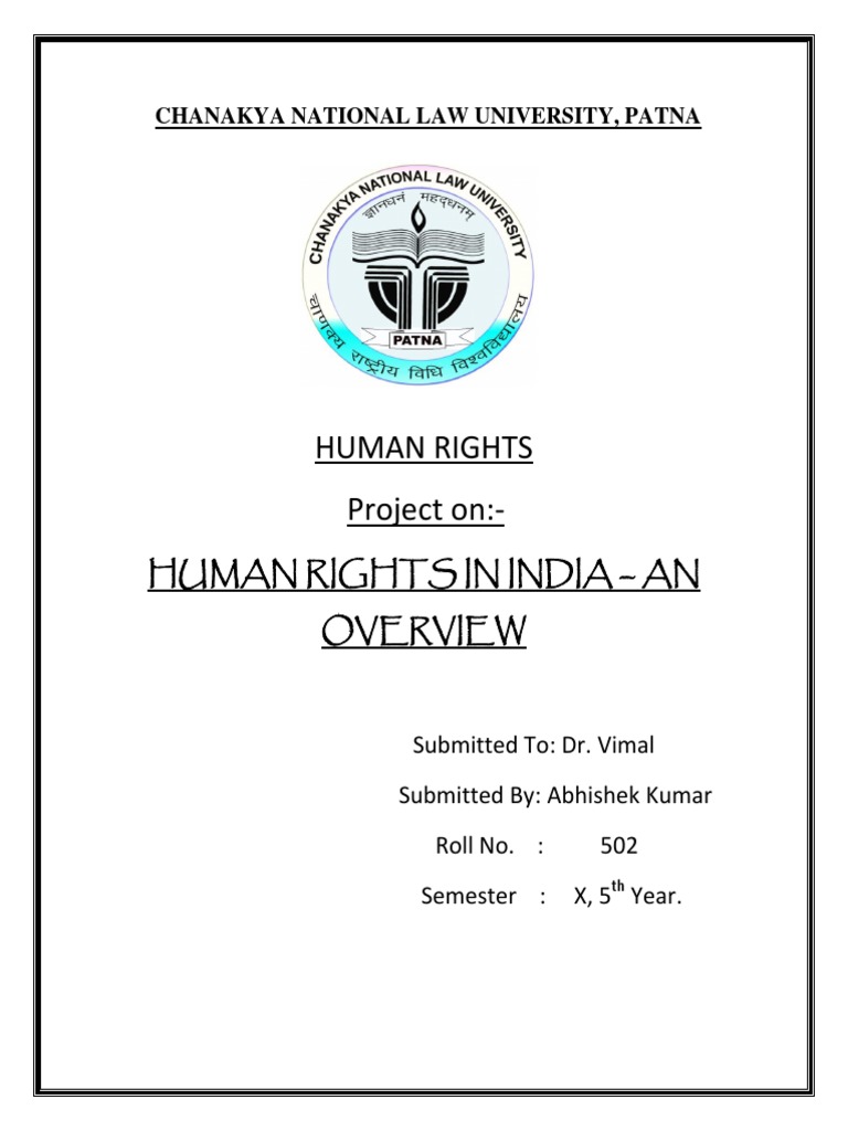 Human Rights in India - An Overview | PDF | Human Rights | United ...