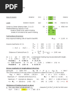 Spreadsheets For RC Design: N. Prabhakar | PDF | Science & Mathematics